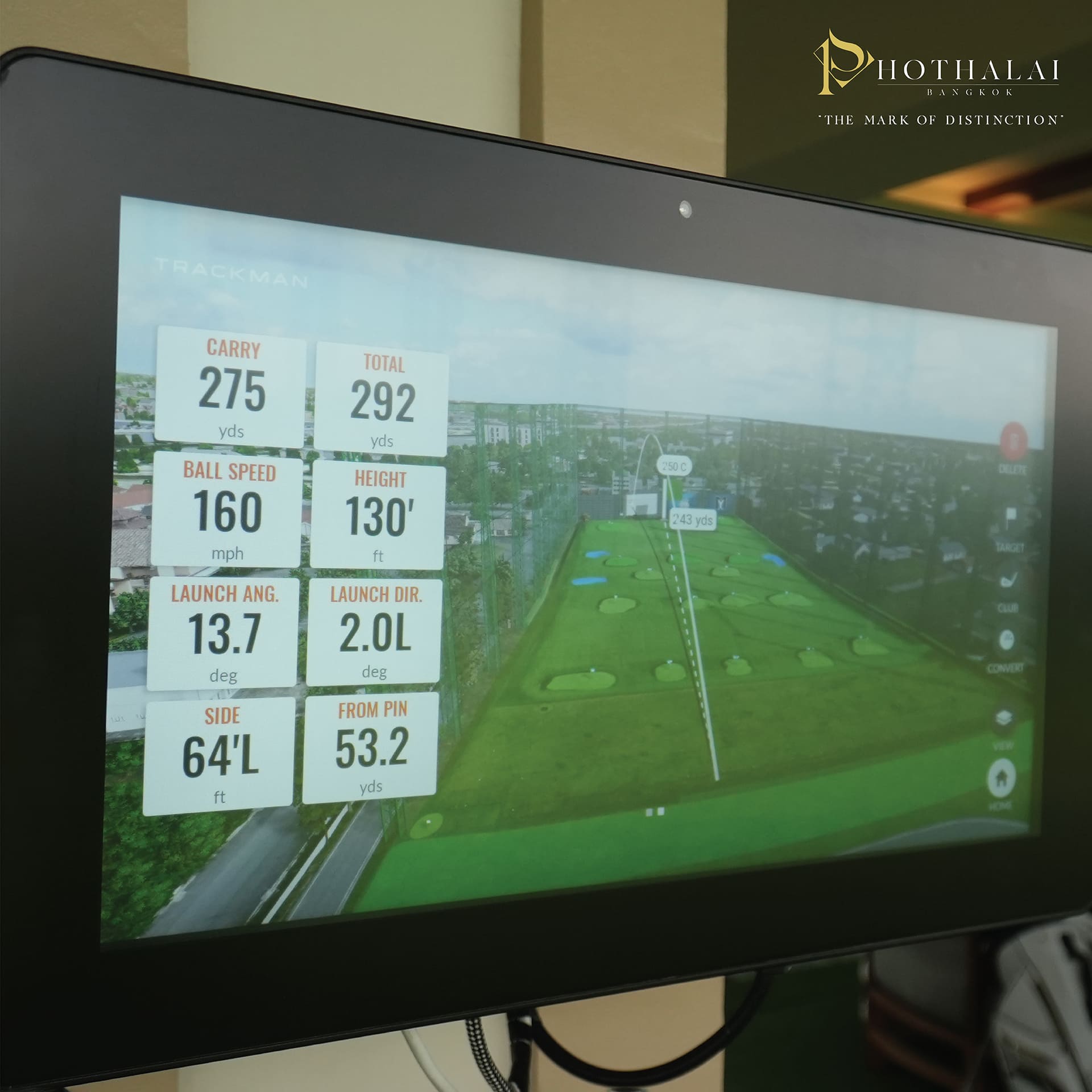 สนามไดร์ฟกอล์ฟ โพธาลัย พร้อมเทคโนโลยี TrackMan 4 ที่ล้ำสมัย